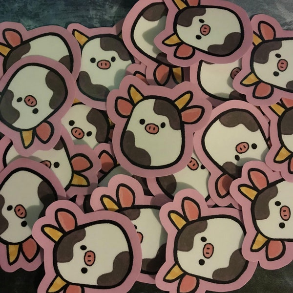 Cow Squishmallow Stickers - Etsy Hong Kong
