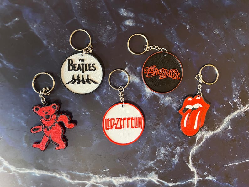 Rock Key Chains - Etsy