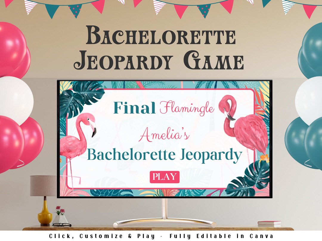 Bachelorette Jeopardy Party Game, Bachelorette Trivia Game, Hen Do ...