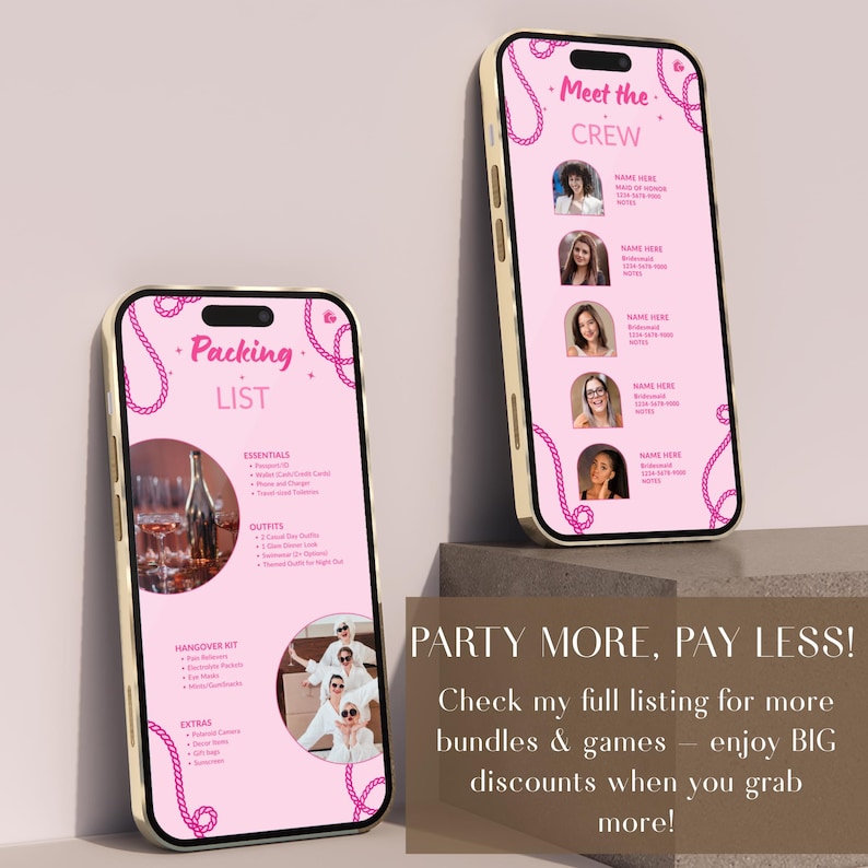 Last Rodeo Bachelorette Party Itinerary Template, Digital Invitation ...