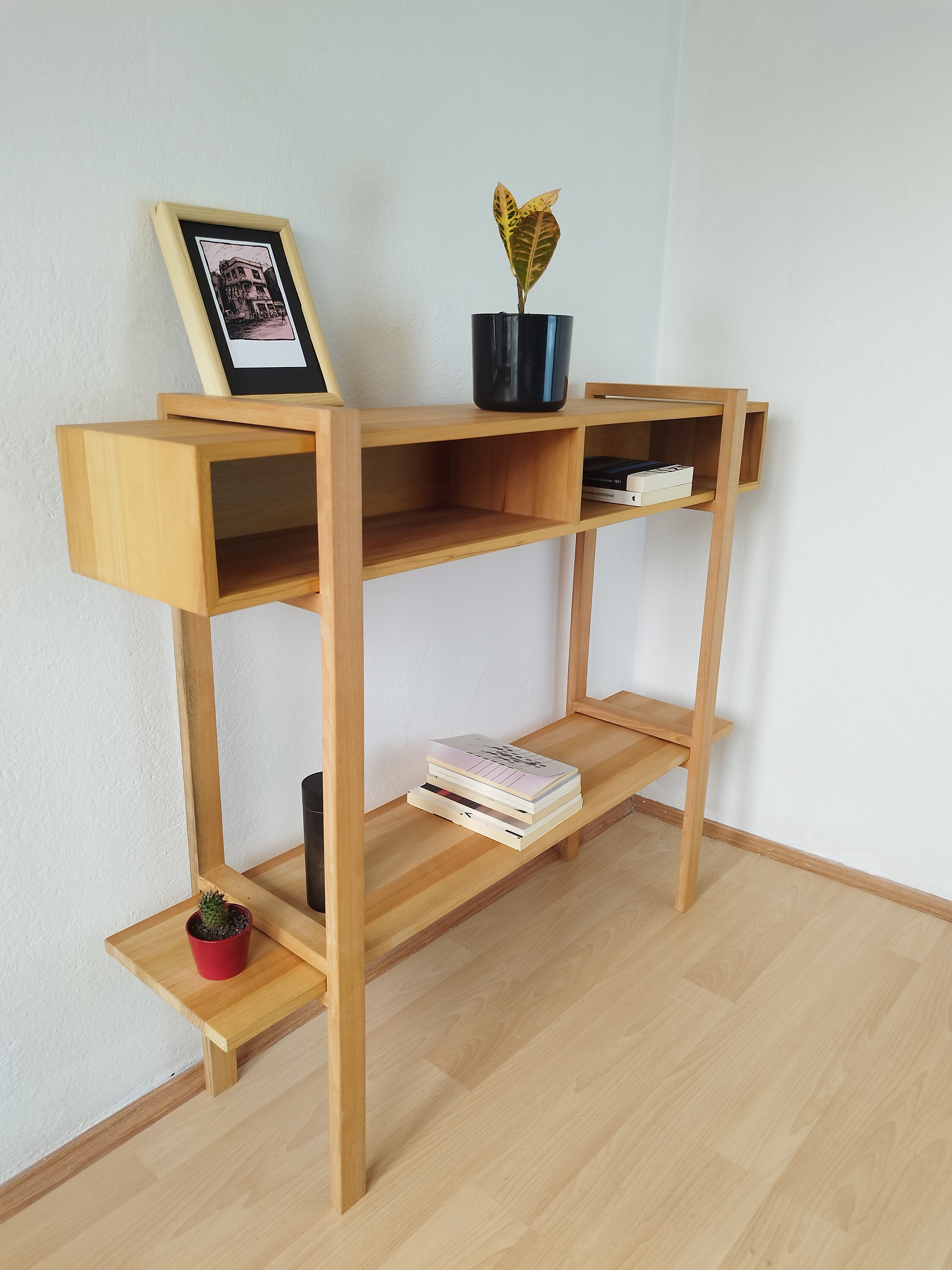 CUSTOM WIDHT Console Table, Entryway Table, Solid Wood Console Table ...