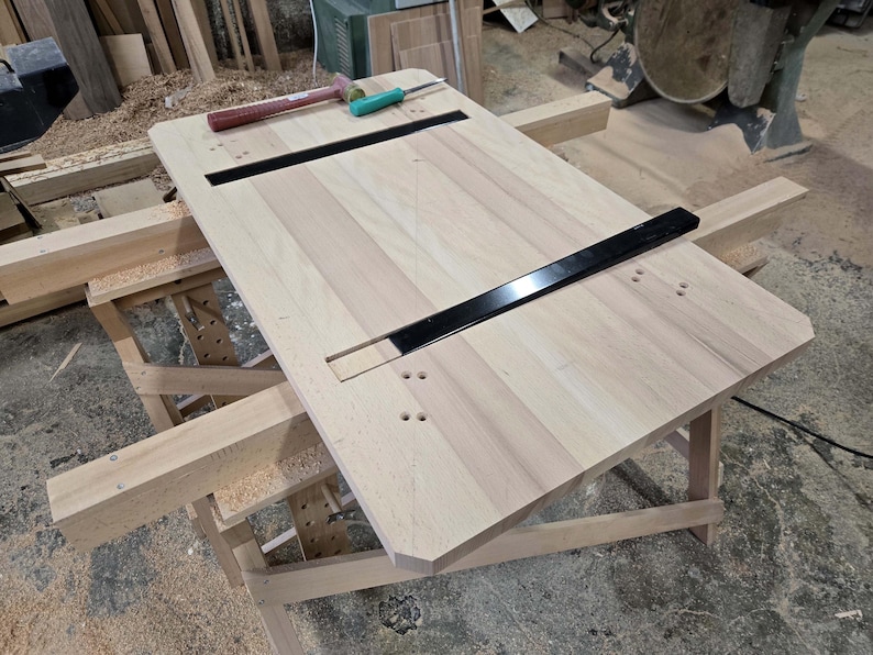 Handmade Solid Wood Coffee Table, Mid-century Modern Beech & Hornbeam ...