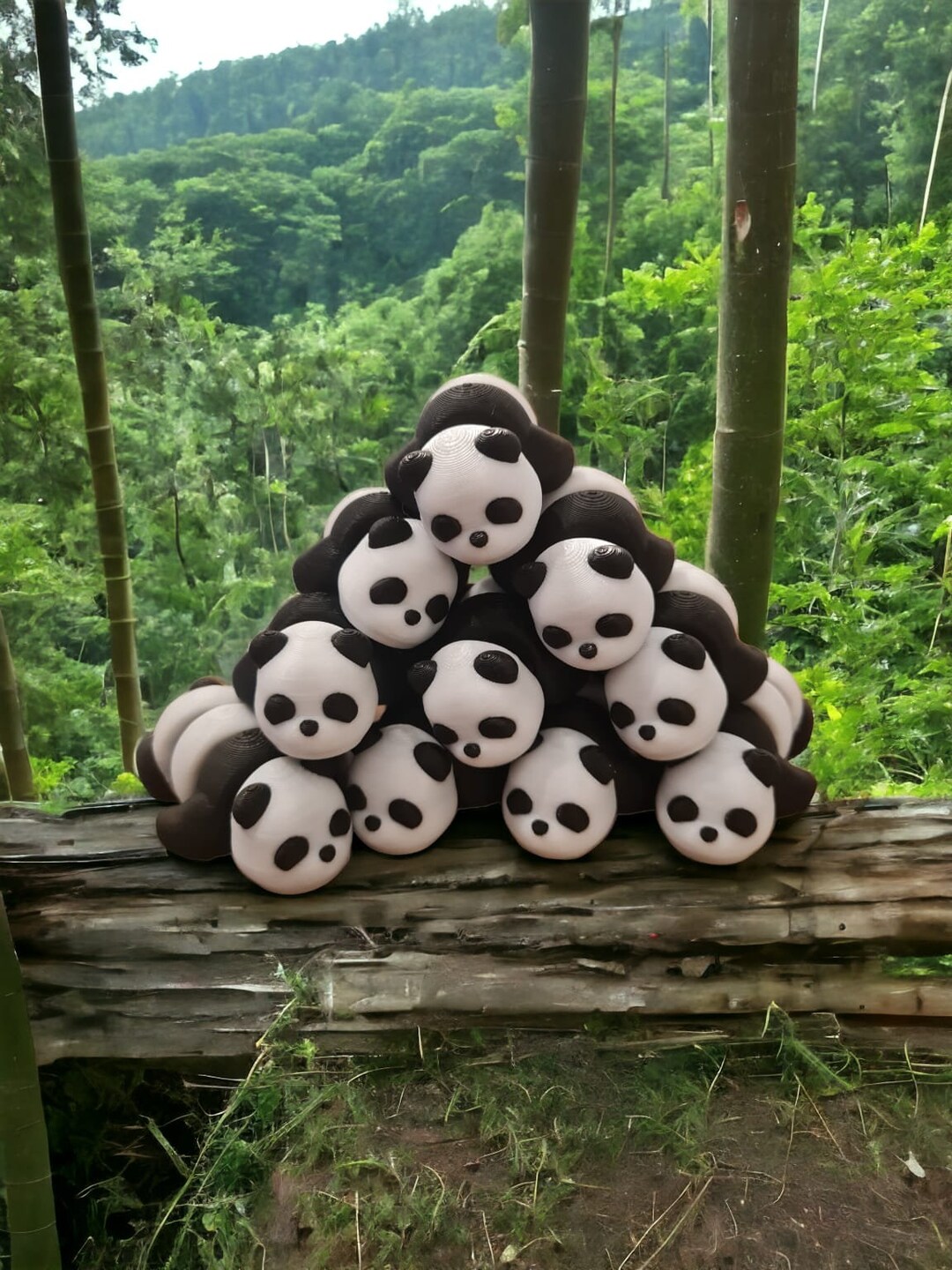 Articulated Cute Baby Panda Fidget Party Favors Key Chain Back Pack - Etsy