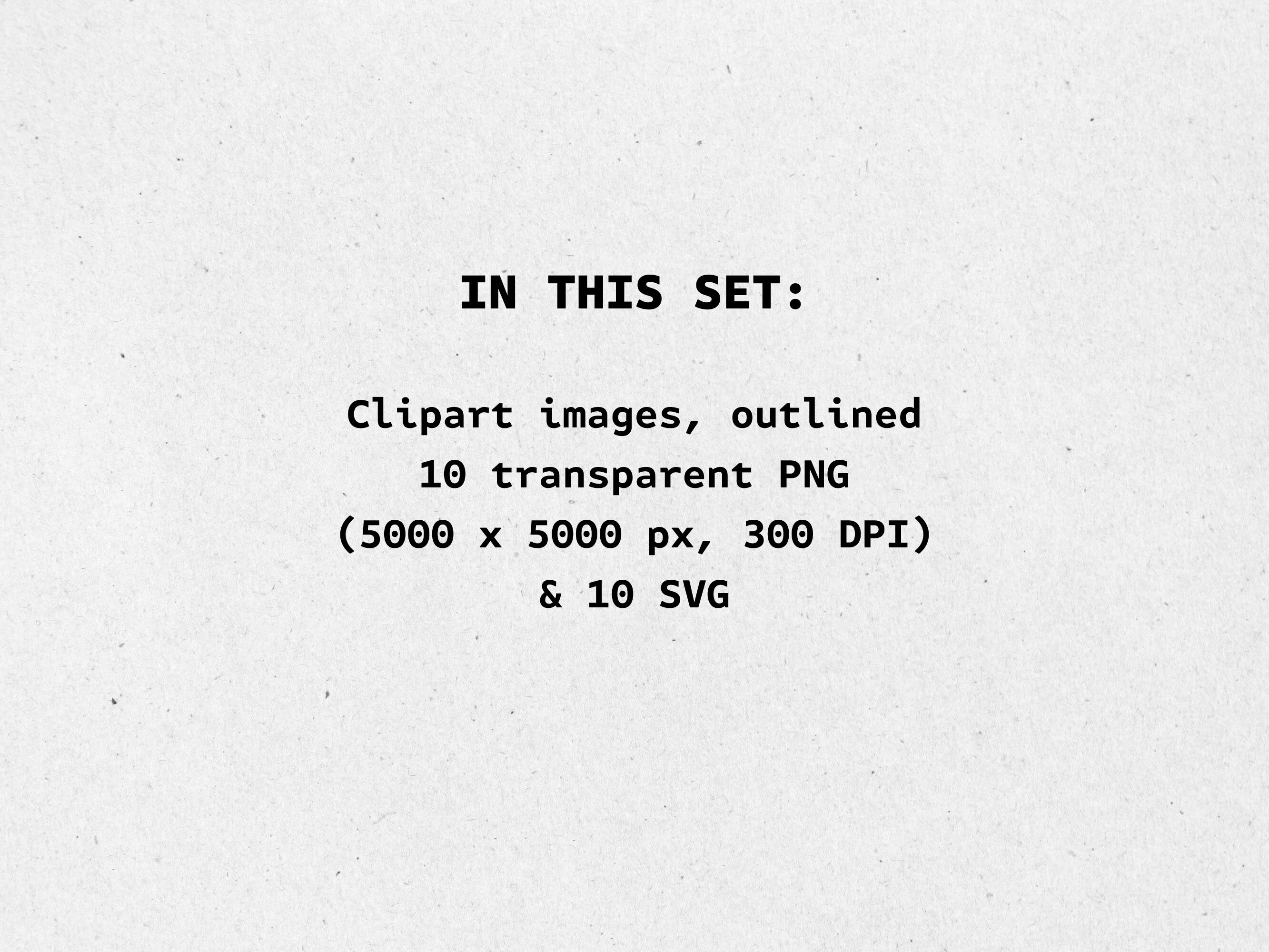 10 Retro Women Fashion Clip Art, Outlines, Digital Download ...