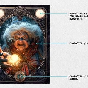 32 RPG Class Cards - Printable Hi-res JPG, Digital Download - Set 1 ...