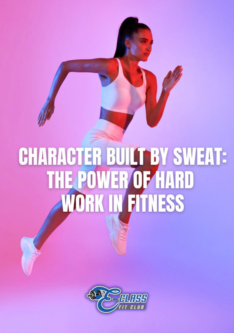 Character Built by Sweat:the Power of Hard Work in Fitness - Etsy