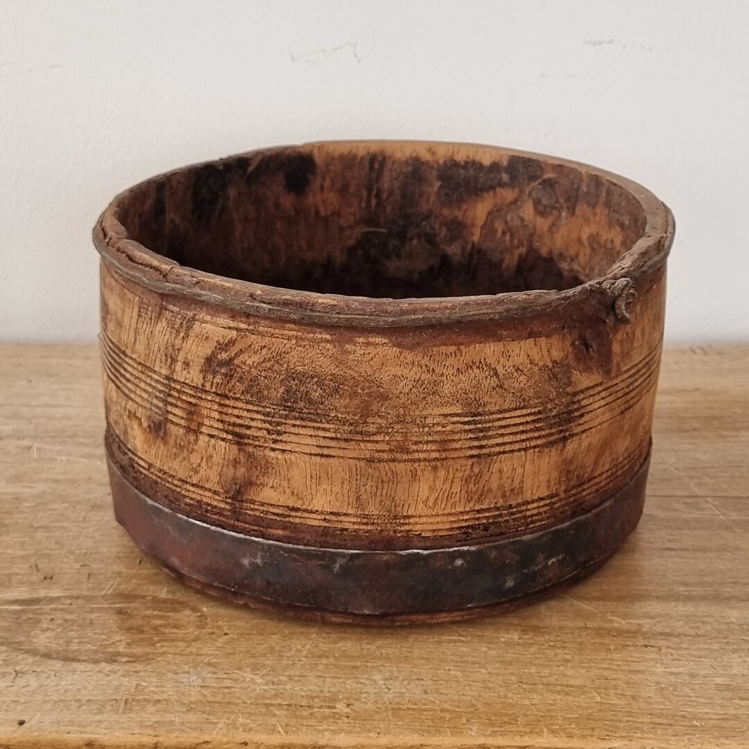Carved Indian Mana Pot 20th Century Rustic Bowl - Etsy