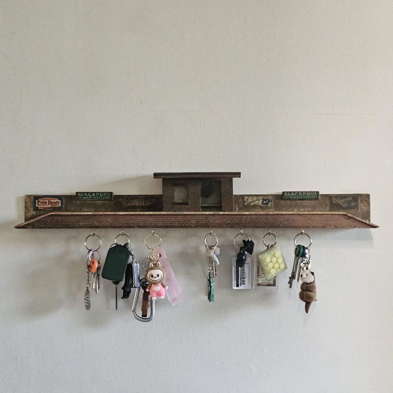 Key Hook Shelf - Etsy UK