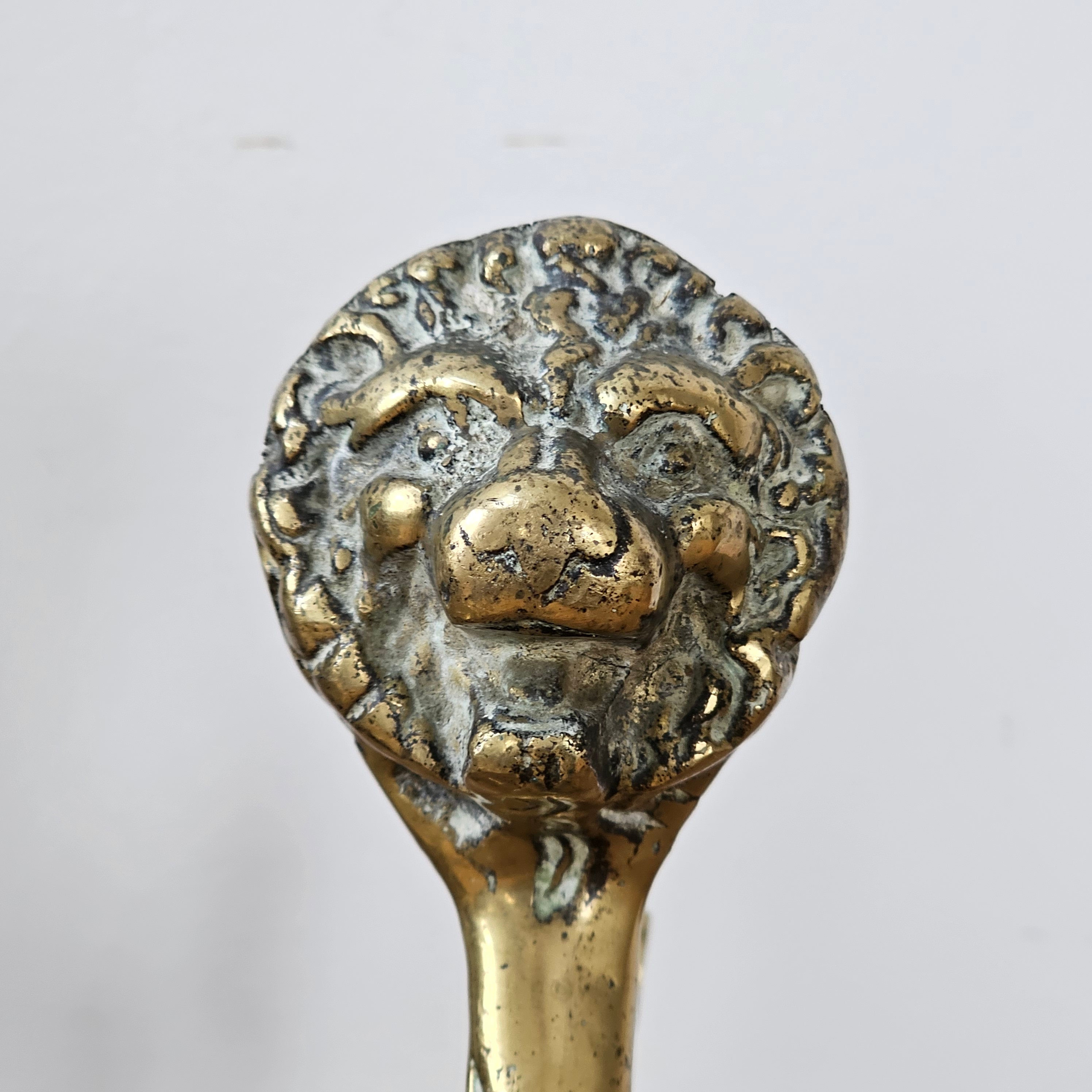 Pair of Victorian Andirons or Fire Dogs for Fireplace - Etsy