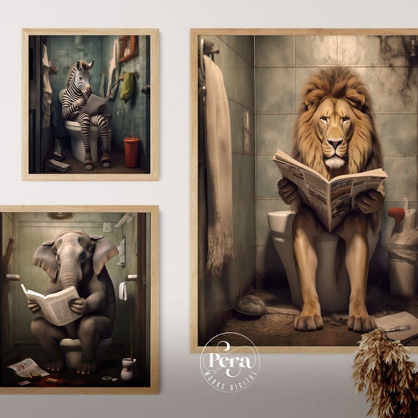 Funny Animal Prints - Etsy