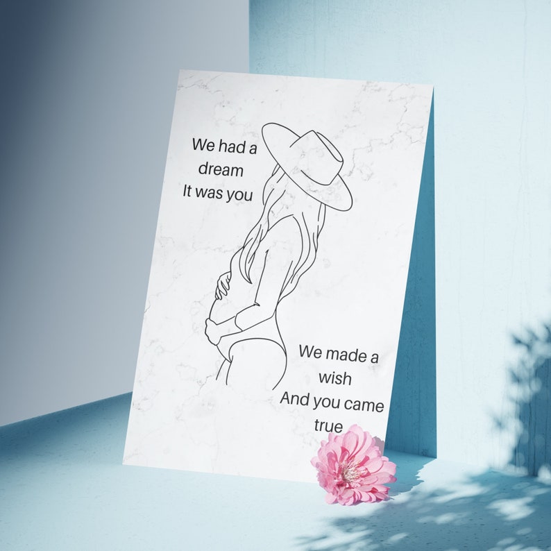 Announce Pregnancy its Baby Time With a Short Poem Baby Announcement ...