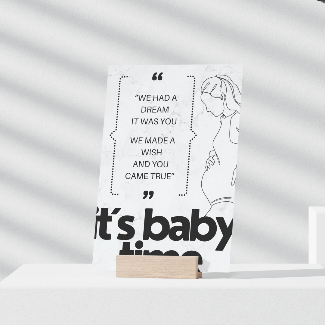 Announce Pregnancy "its Baby Time" With a Short Poem - Baby ...