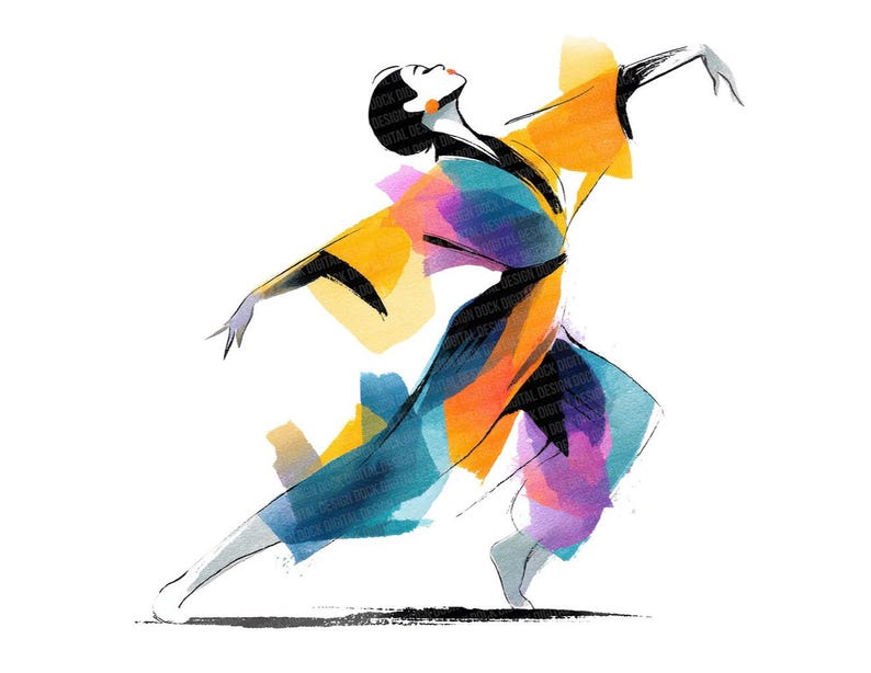 Contemporary Dancer PNG Clipart, 12x Modern Dance Clip Art Set ...