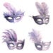 12 Feathered Masquerade PNG Clipart, Watercolor Party Mask Clip Art ...