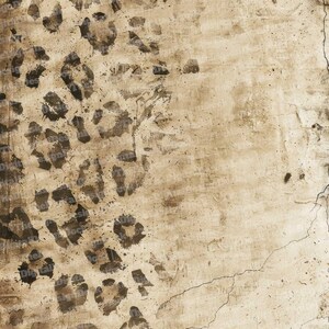 12x Distressed Leopard Print Junk Journal Paper, Vintage Animal Print ...