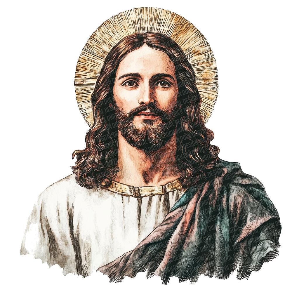 Jesus Christ Halo PNG Clipart, 12x Religious Savior Clip Art Set ...