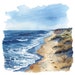 12x Sand Dunes Waves Clipart, Coastal Clipart, Printable Watercolor ...