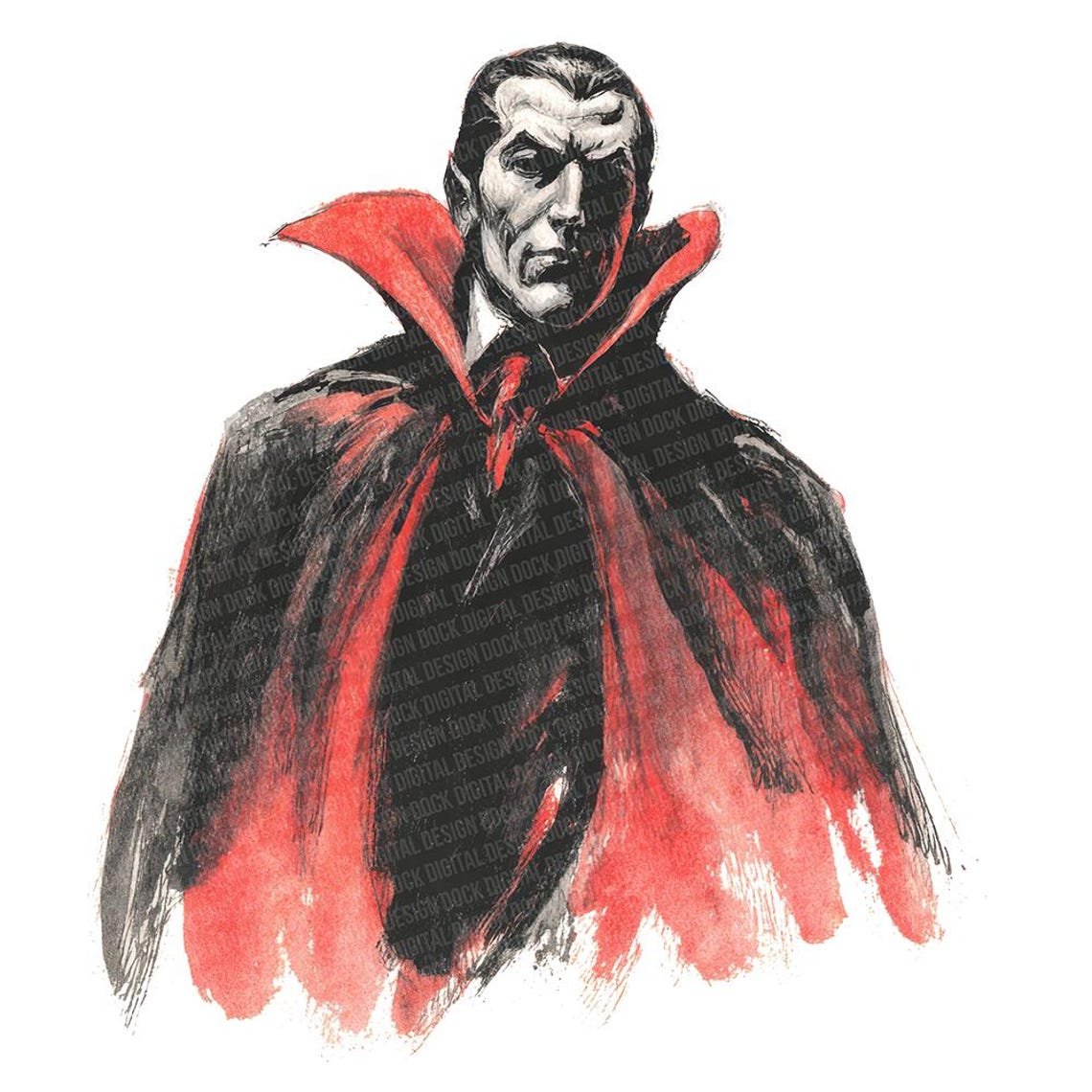 Vampire PNG Clipart, 12x Dracula Halloween Clip Art Set, Printable ...
