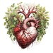 12x Human Heart Tree Clipart, Tree Theme Clipart, Printable Watercolor ...