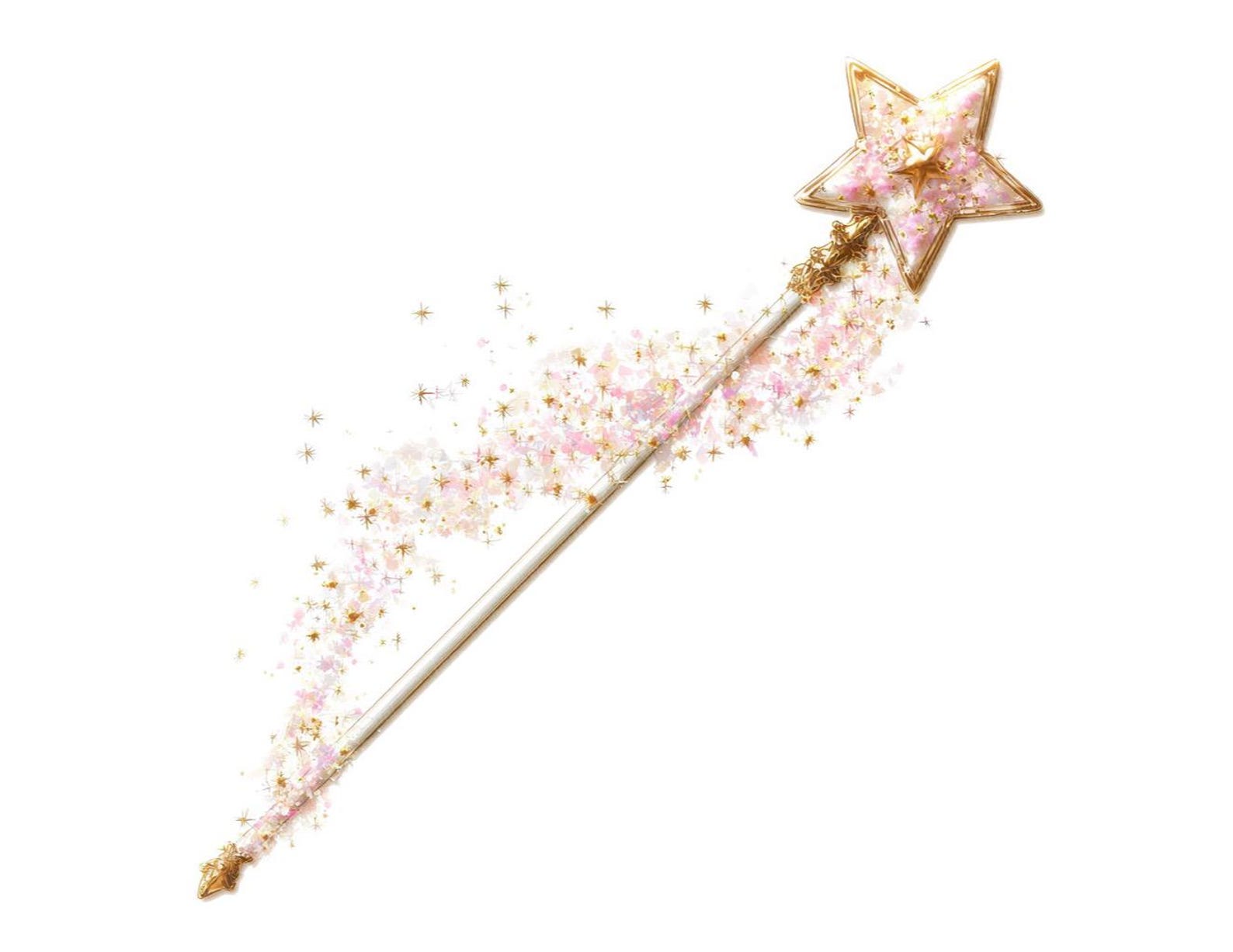 Magic Star Wand PNG Clipart, 12x Fairy Wand Clip Art , Printable ...