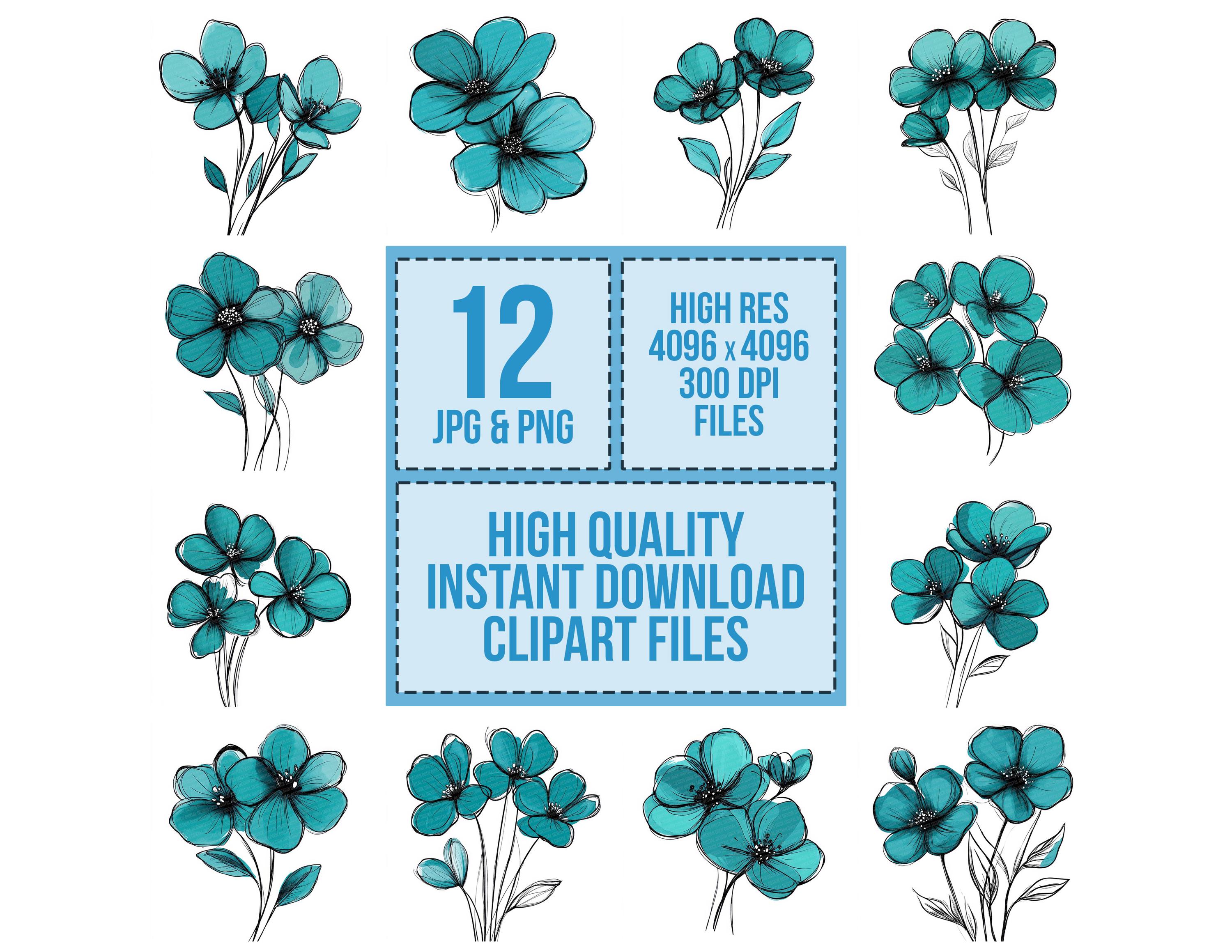 Teal Clip Art