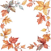 Autumn Leaves Clipart: Fall Stickers & Coloring Pages (digital Download ...