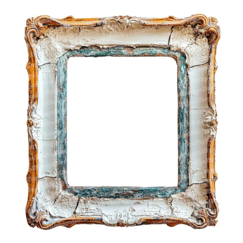 Vintage Picture Frame Clip Art, 12x Ornate Frame Clipart Set, Antique ...