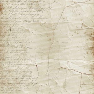 12x Vintage Script Junk Journal Paper, Distressed Antique Typeface ...