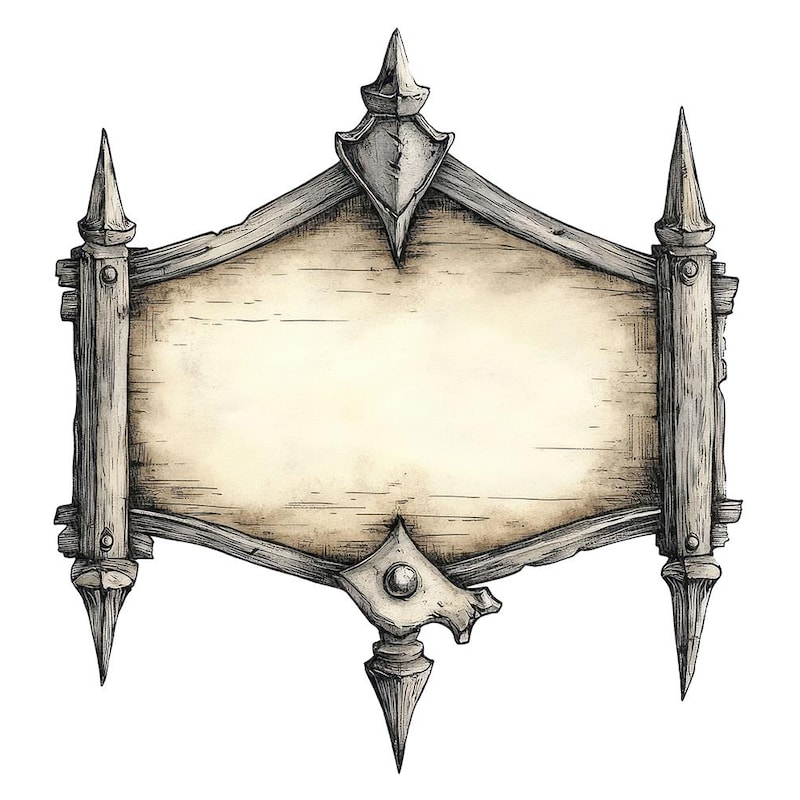 Medieval Clipart Signs - Etsy