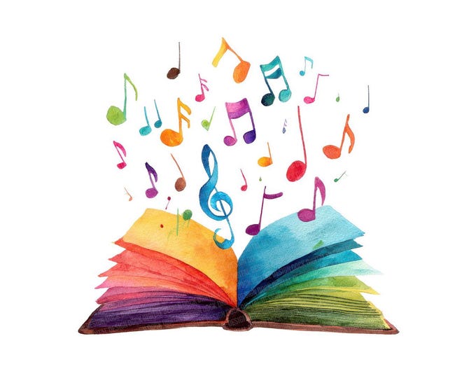 10 Musical Notes Clipart Bundle, PNG & JPG, Printable Patchwork ...