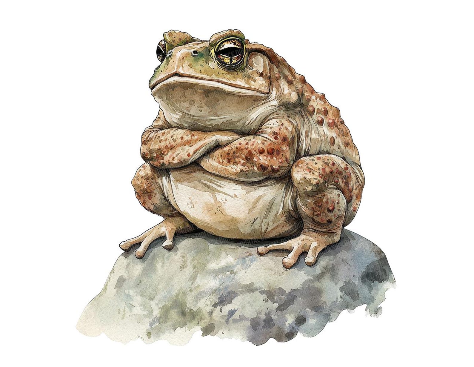 Grumpy Toad PNG Clipart, 12x Angry Frog Clip Art Set, Printable ...