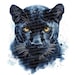 Wild Cats Clipart, Big Cats Watercolor Illustration, Printable Clipart ...