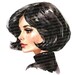 12x Bob Haircut Clipart, Woman Hair Styles Clipart, Printable ...