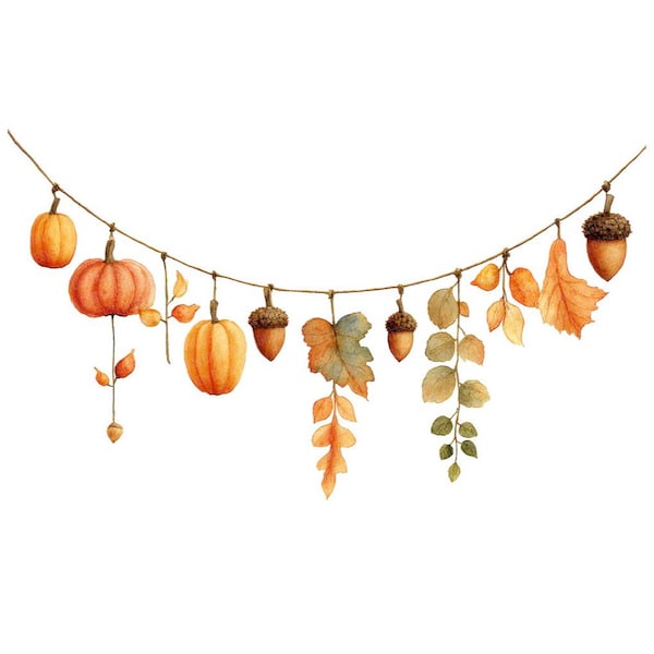 Autumn Bunting - Etsy