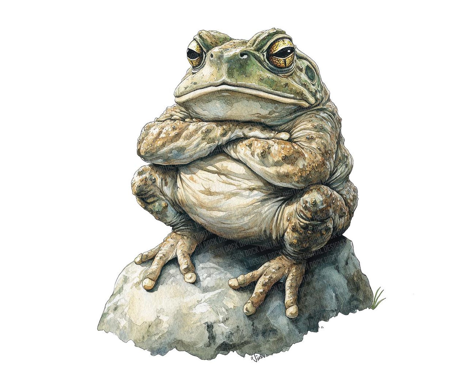 Grumpy Toad PNG Clipart, 12x Angry Frog Clip Art Set, Printable ...