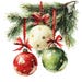 Christmas Baubles PNG Clipart, 12x Hanging Ornaments Clip Art Set ...