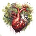 12x Human Heart Tree Clipart, Tree Theme Clipart, Printable Watercolor ...
