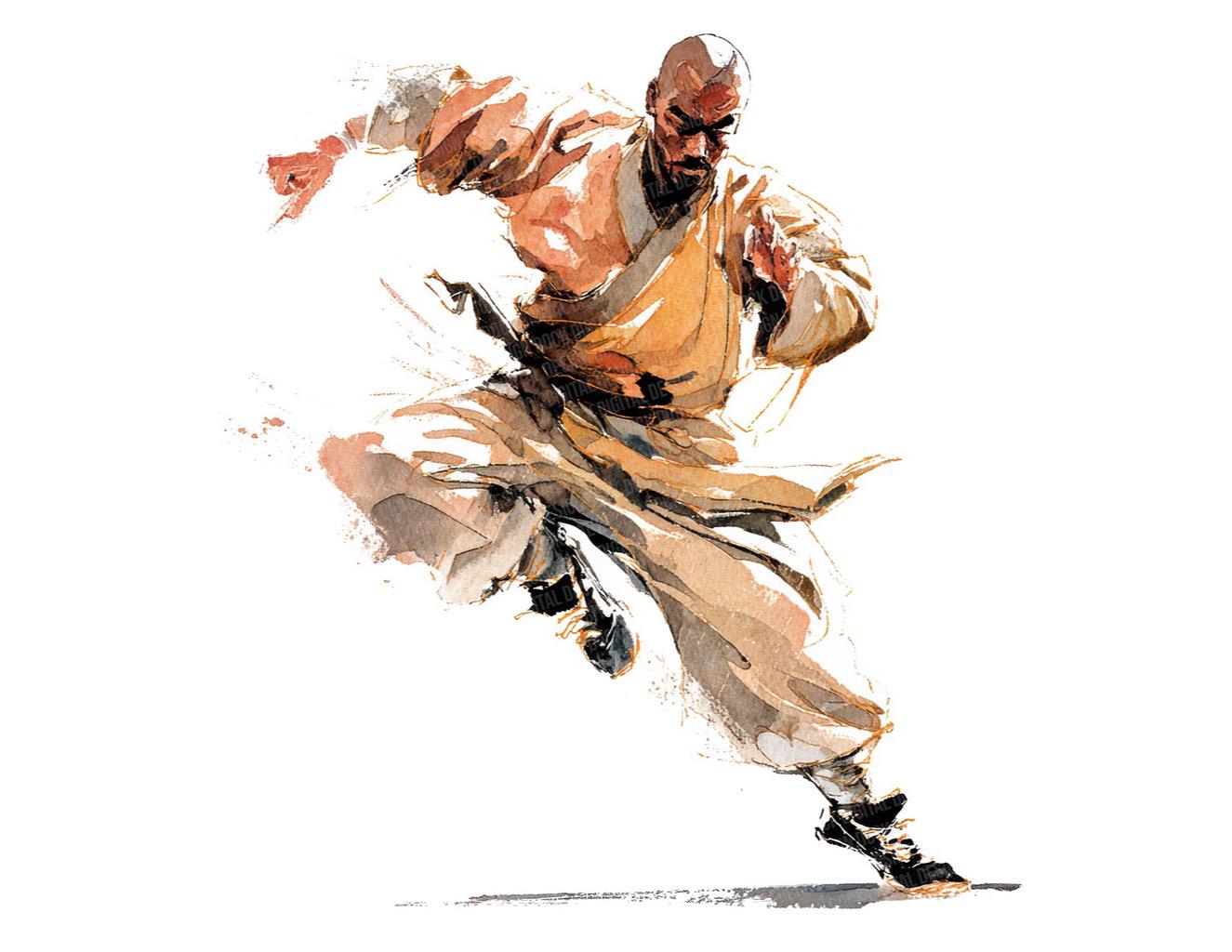 Martial Arts Punch Pose PNG Clipart, 12x Karate Fighter Art Set ...