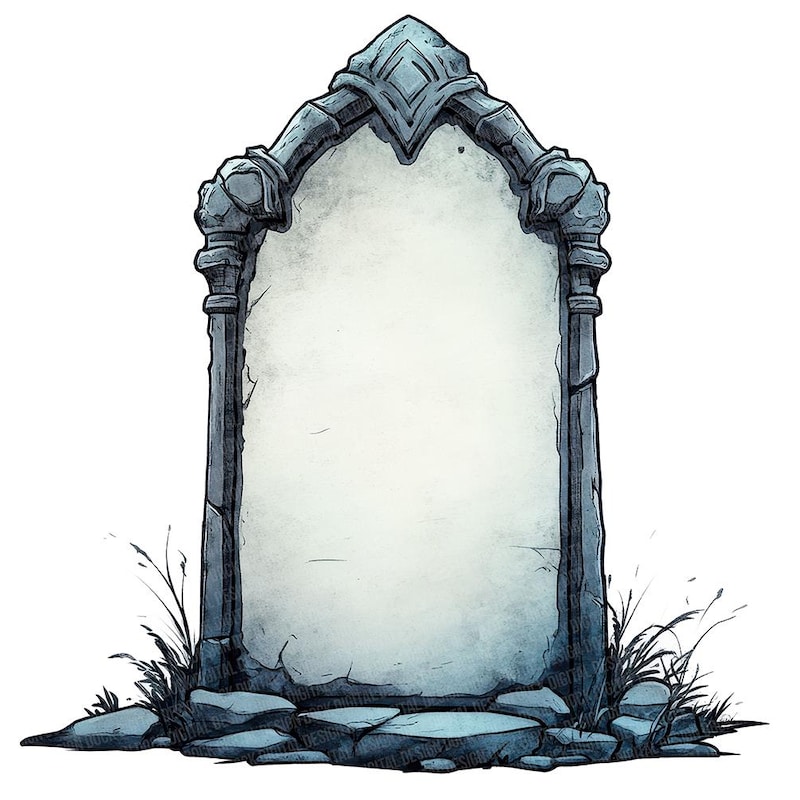 Grave Stone Clip Art - Etsy