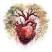 12x Human Heart Tree Clipart, Tree Theme Clipart, Printable Watercolor ...