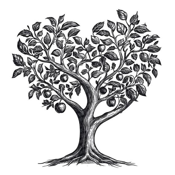 Clip Art Apple Tree