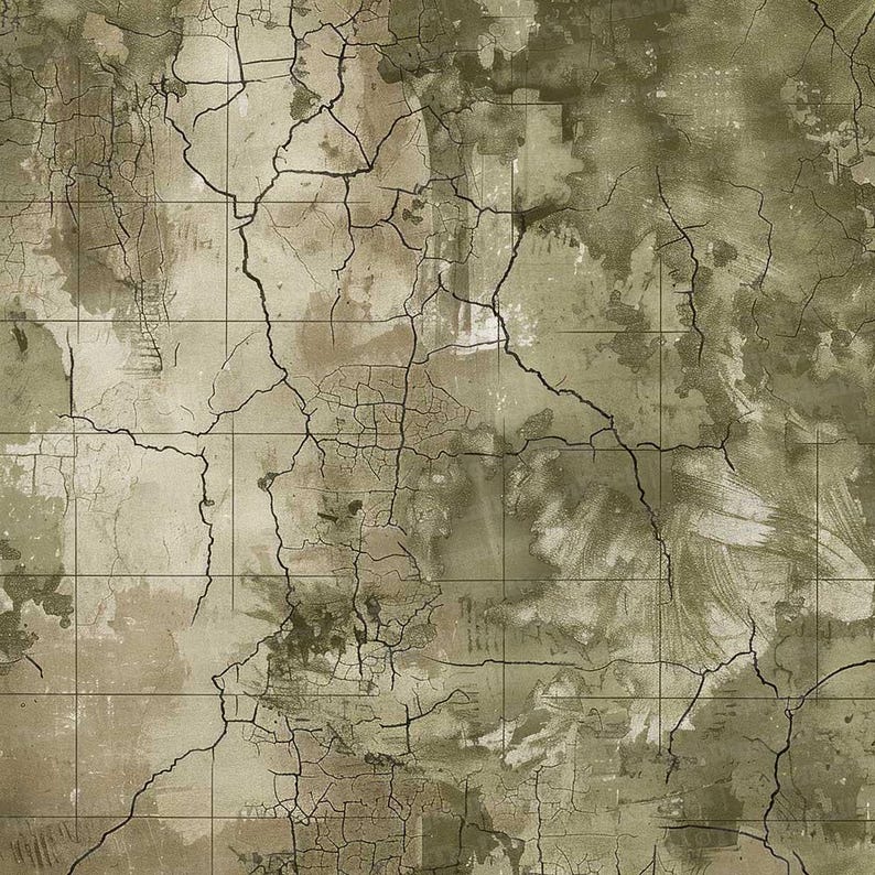 12x Military Maps Junk Journal Paper, Olive Maps Khaki Camouflage ...