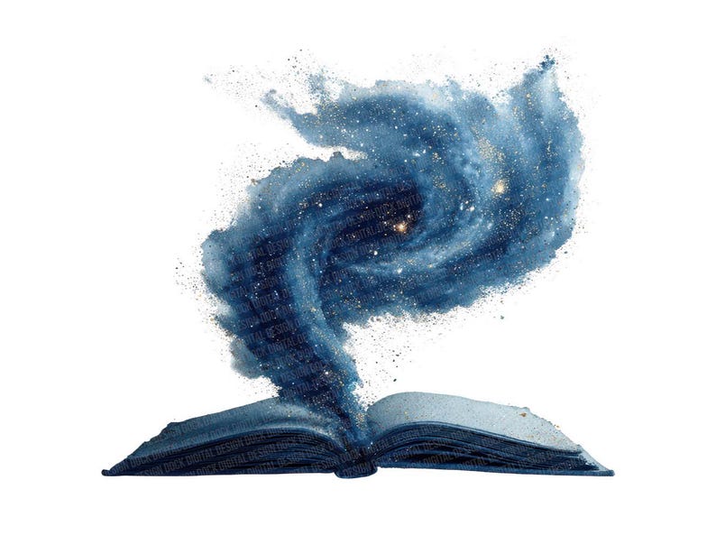 Cosmic Book PNG Clipart, 12x Galaxy Illustration Clip Art Set ...