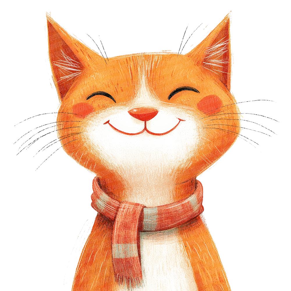 Ginger Cat PNG Clipart, 12x Tabby Cat Clip Art Set, Watercolor Tabby ...
