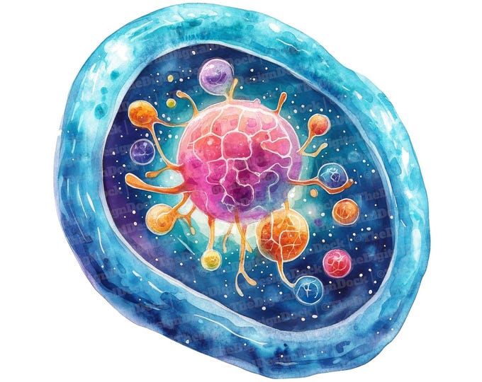 Plant Cell Science Diagram Clipart Set 300 Dpi School Teacher Clip Art ...