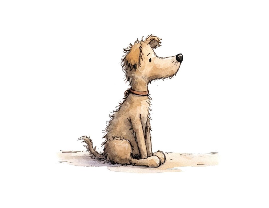 Scruffy Dog PNG Clipart, 12x Cartoon Puppy Clip Art Set, Printable Dog ...