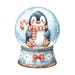 12x Snow Globe Clipart, Retro Penguin Christmas Clip Art Set, Printable ...