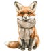 Fox in Scarf and Glasses PNG Clip Art, 12x Winter Fox Clipart Set ...