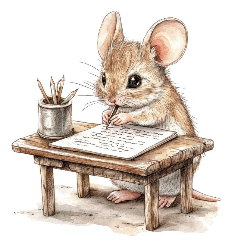 French Mouse Png - Etsy