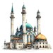 Islamic Mosque PNG Clipart, 12x Watercolor Mosque Clip Art Set ...